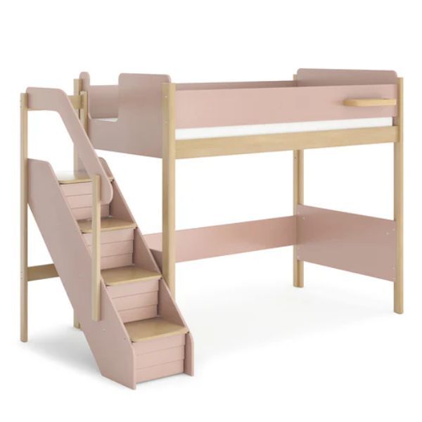 Single loft bed with stairs store