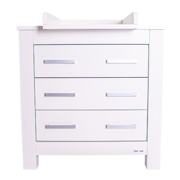 Love n Care Bordeaux Chest White | BABY KINGDOM
