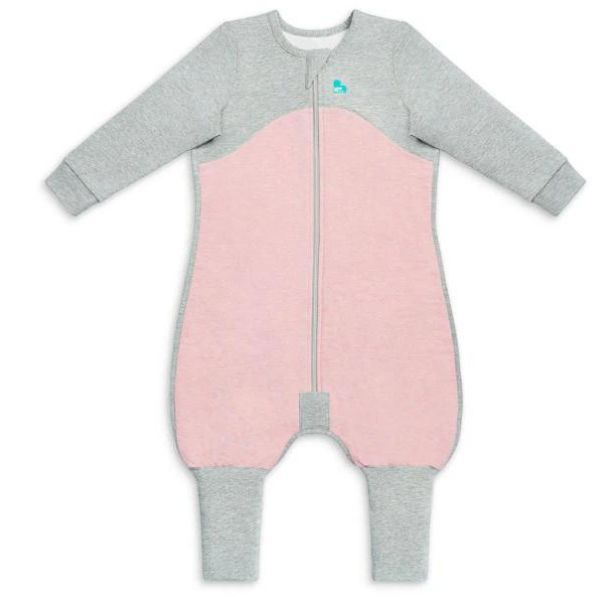 Love to Dream Sleep Suit Long Sleeve Organic Size 1 12-24m 1.0Tog Dusty Pink Marl